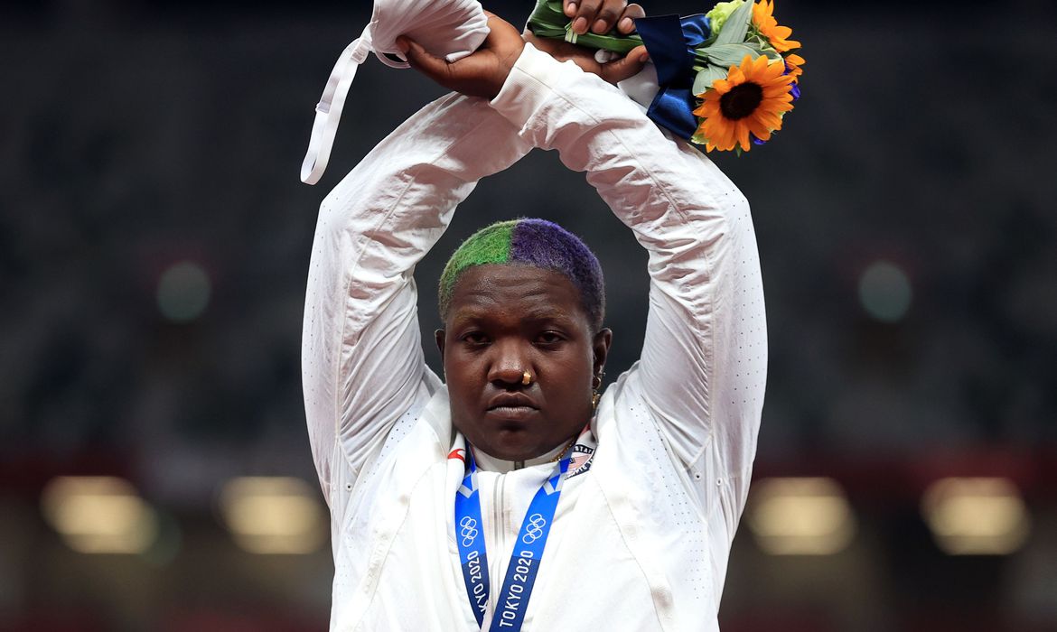 COI está analisando protesto de atleta dos EUA no pódio de Tóquio - PCdoB